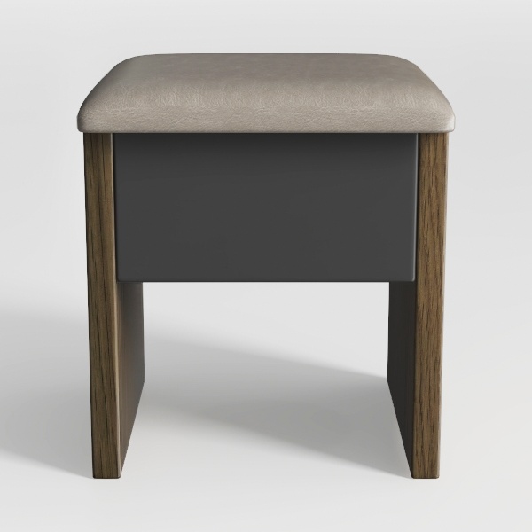 5 in 1 Nesting Pouf Stool Modern Upholstered | Homestyler